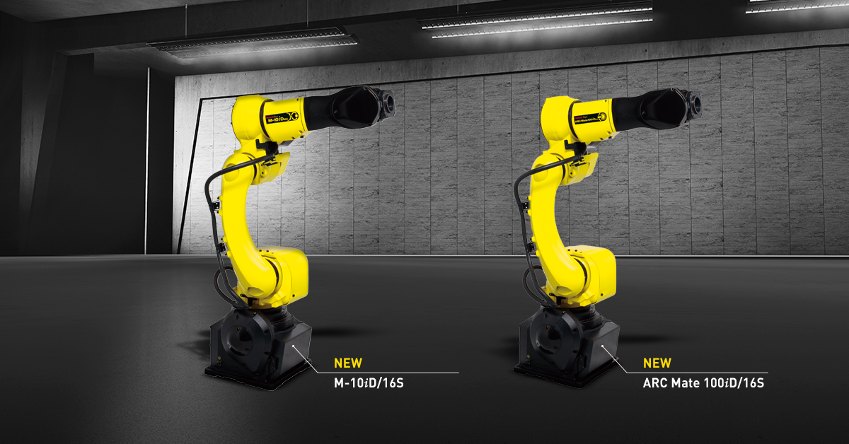 FANUC: Novo robô M-10iD/16S é o modelo mais compacto da série M-10iD