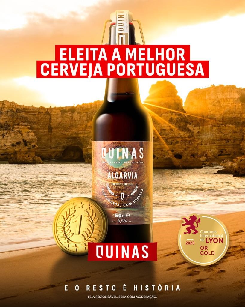 Cerveja Quinas 100% portuguesa conquista 4 prémios internacionais